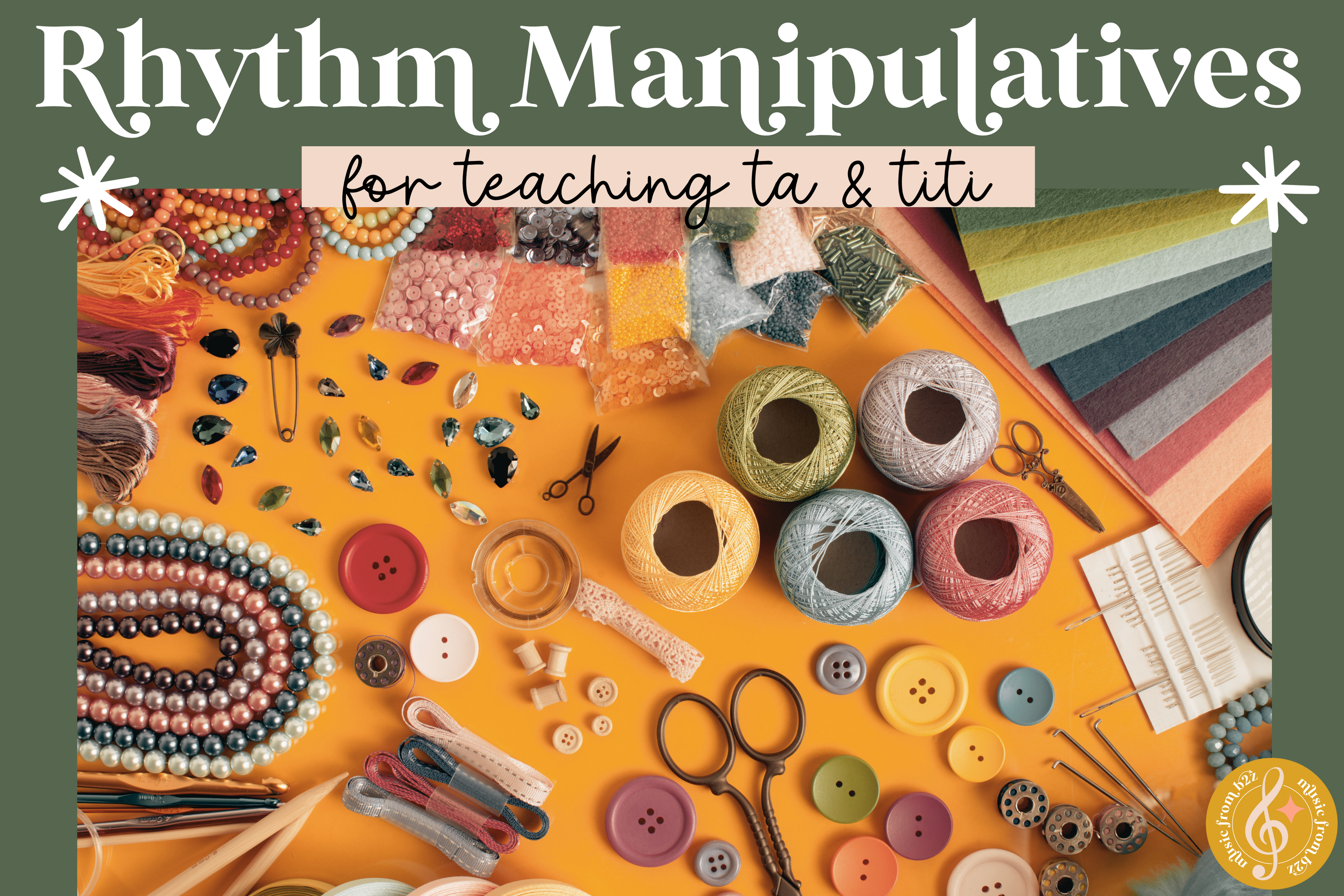 Manipulatives for Teaching Rhythm (Ta, Titi & Rest) – MusicFromB2Z