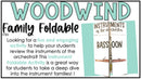 Woodwind Family Foldable Activity - Musical Instrument Families of the ...