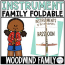 Woodwind Family Foldable Activity - Musical Instrument Families of the ...