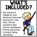 Woodwind Family Foldable Activity - Musical Instrument Families of the ...