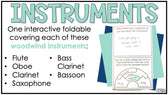 Woodwind Family Foldable Activity - Musical Instrument Families of the ...