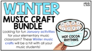 Winter Music Craft BUNDLE Winter Music Activities Winter Music Bulleti ...